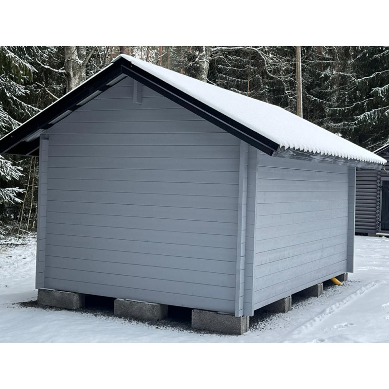 3x4m höylähirsi varasto pariovilla, aitta, piharakennus, vierasmaja ...